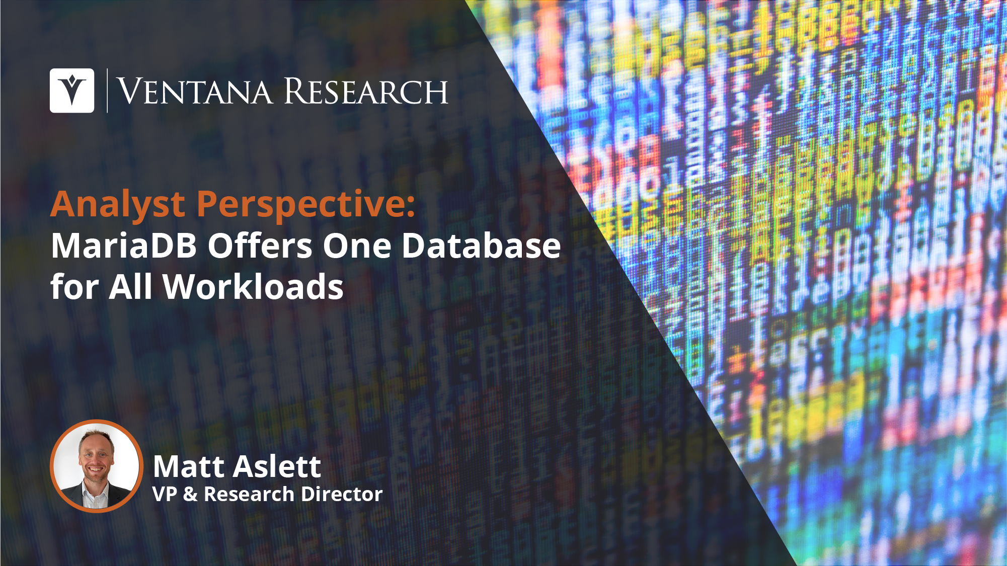 MariaDB Offers One Database for All Workloads